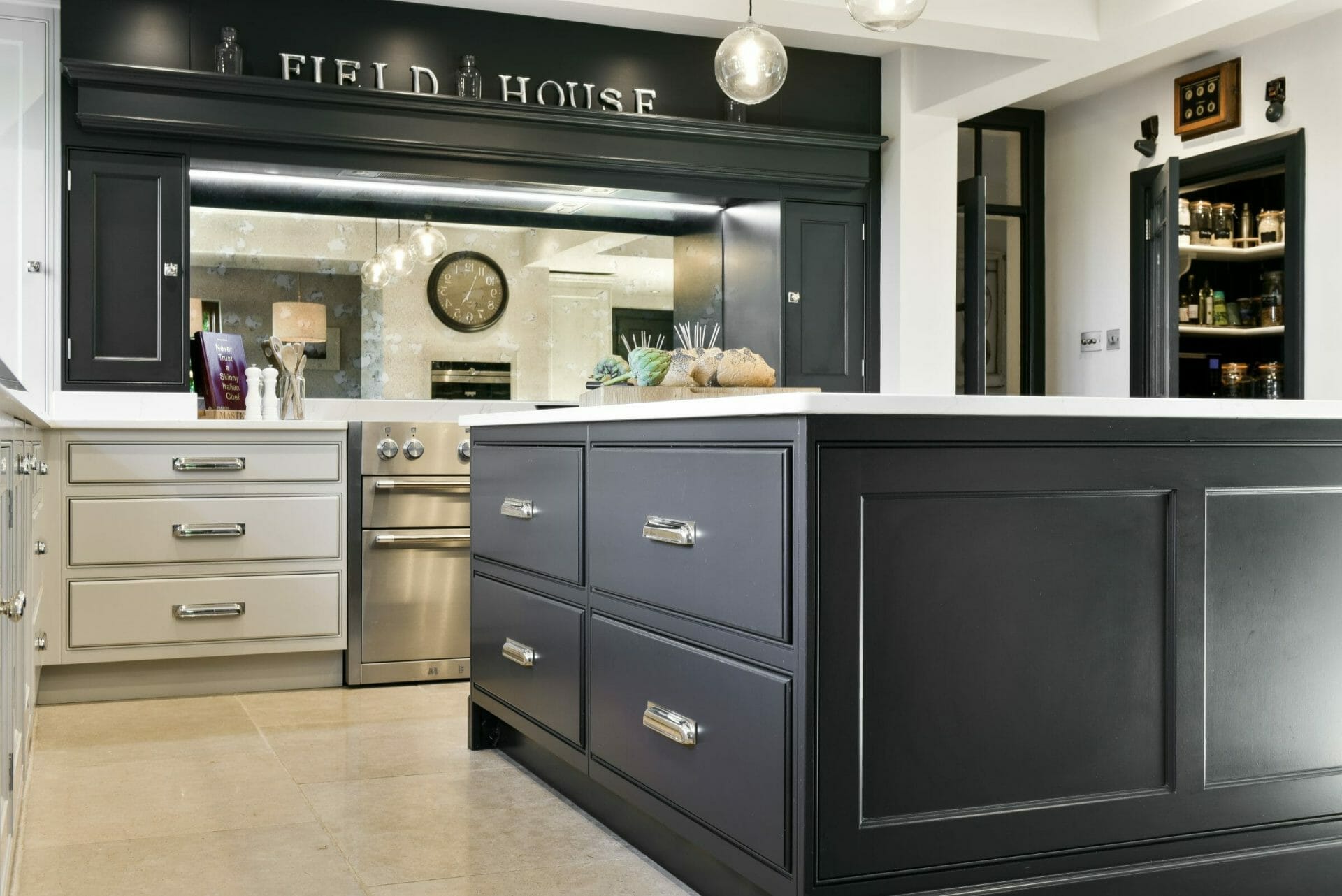 Modern Painted Country Kitchen | Ashley Jay Kitchens