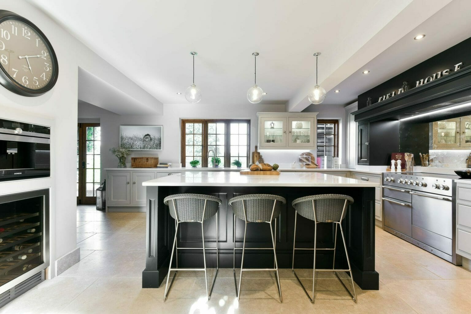 Modern Painted Country Kitchen | Ashley Jay Kitchens