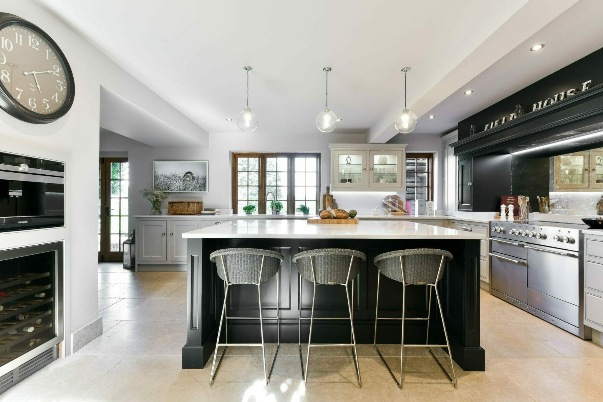 Modern Painted Country Kitchen | Ashley Jay Kitchens