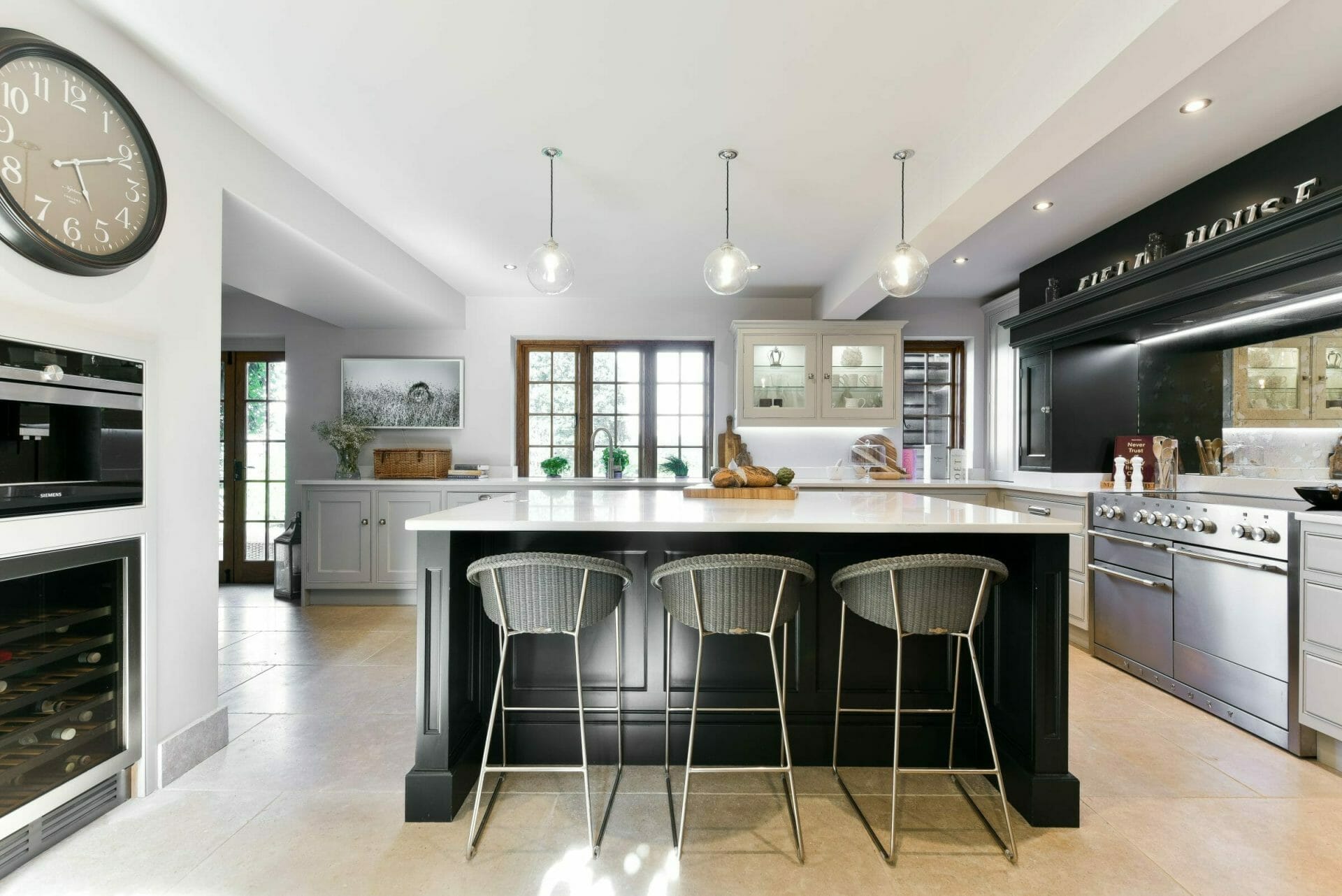 Modern Painted Country Kitchen | Ashley Jay Kitchens