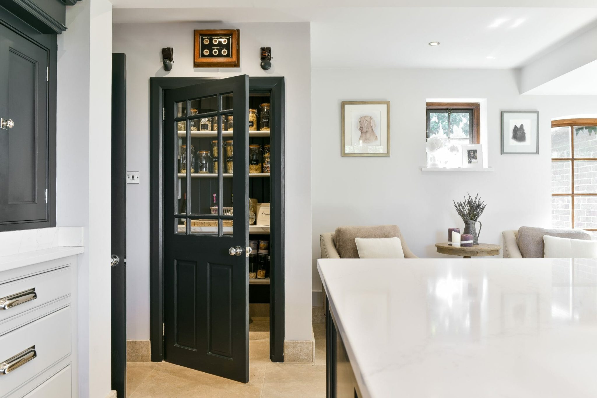 Modern Painted Country Kitchen | Ashley Jay Kitchens