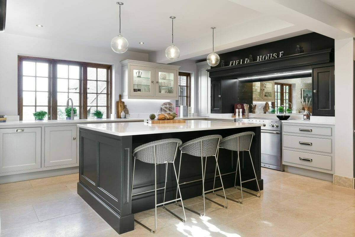 Modern Painted Country Kitchen | Ashley Jay Kitchens