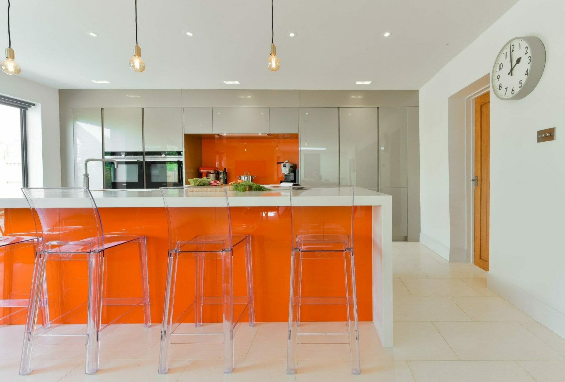 Vibrant Glass Kitchen | Ashley Jay Kitchens