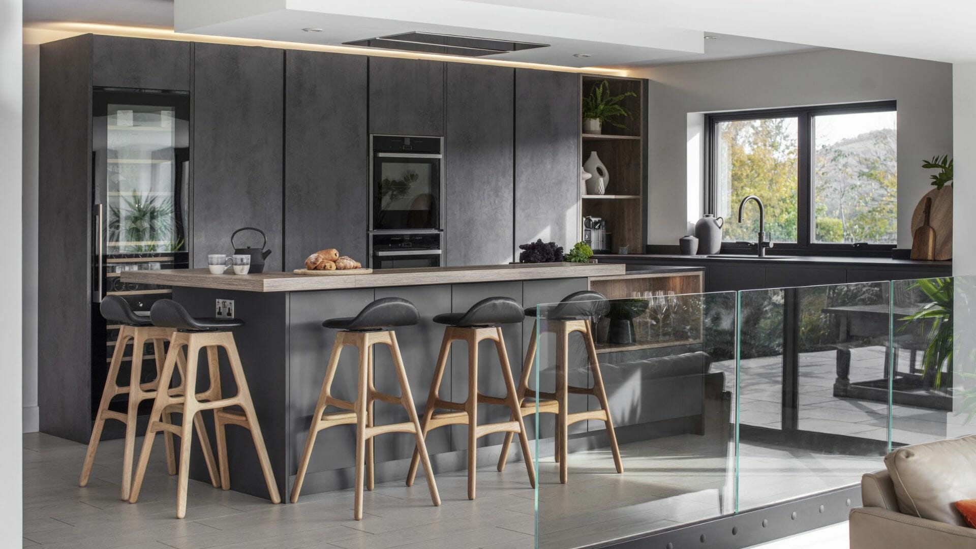 Modern Matt Black Kitchen | Ashley Jay Kitchens