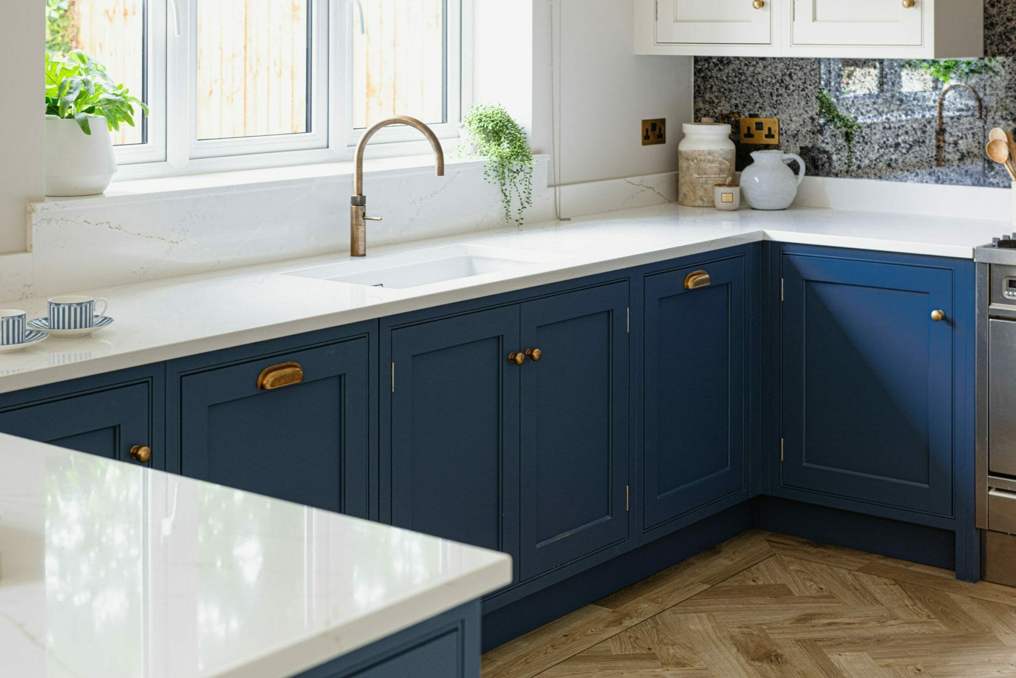 Classic Blue and Cream Shaker Kitchen | Ashley Jay Kitchens