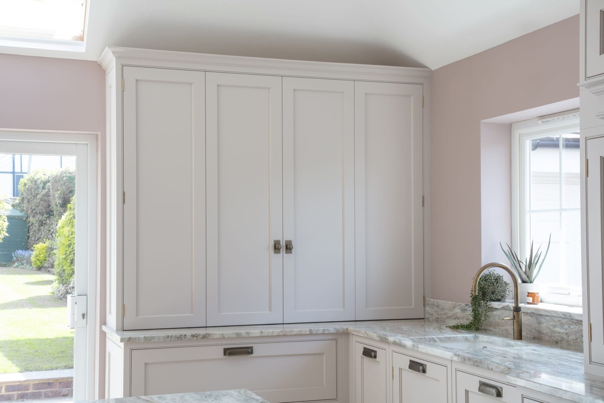 Soft Pink Shaker Kitchen | Ashley Jay Kitchens