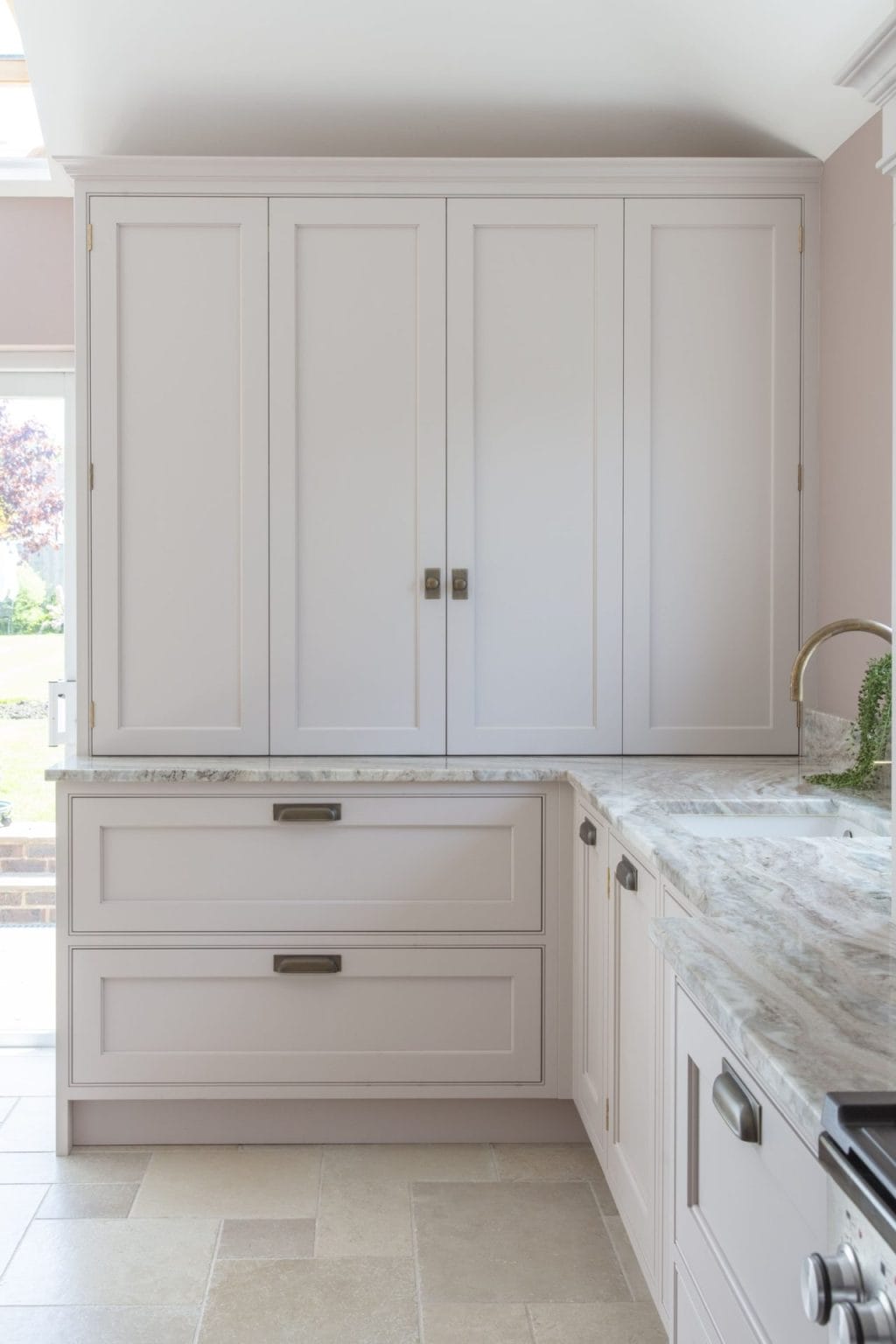 Soft Pink Shaker Kitchen | Ashley Jay Kitchens