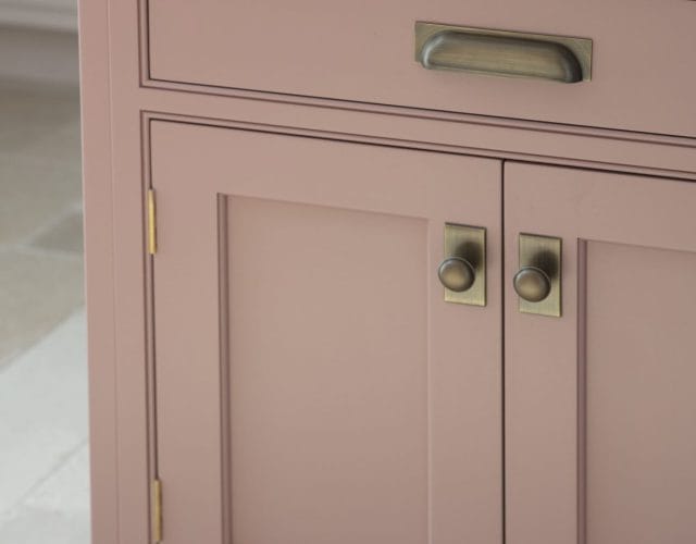 Soft Pink Shaker Kitchen | Ashley Jay Kitchens